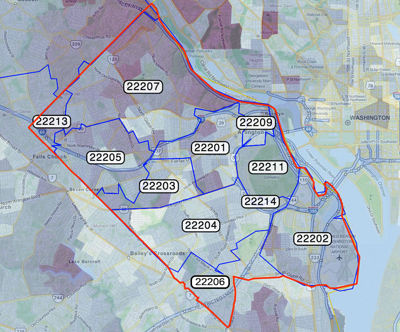 Arlington s Most Lecherous ZIP Codes As Determined By The Ashley
