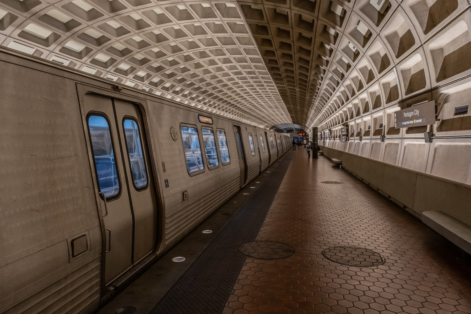 Portion of Pentagon Metro station still closed after person struck by ...