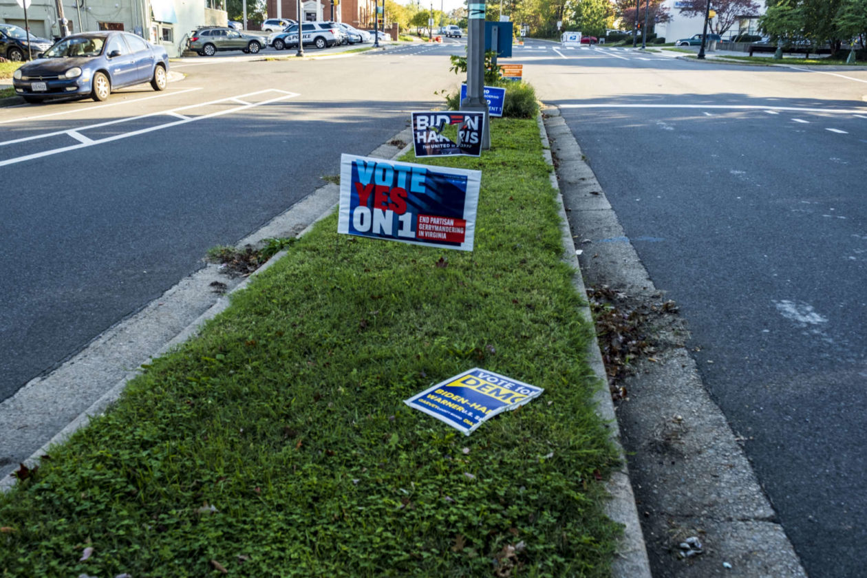 Widespread Political Sign Vandalism Is Continuing in Arlington | ARLnow.com
