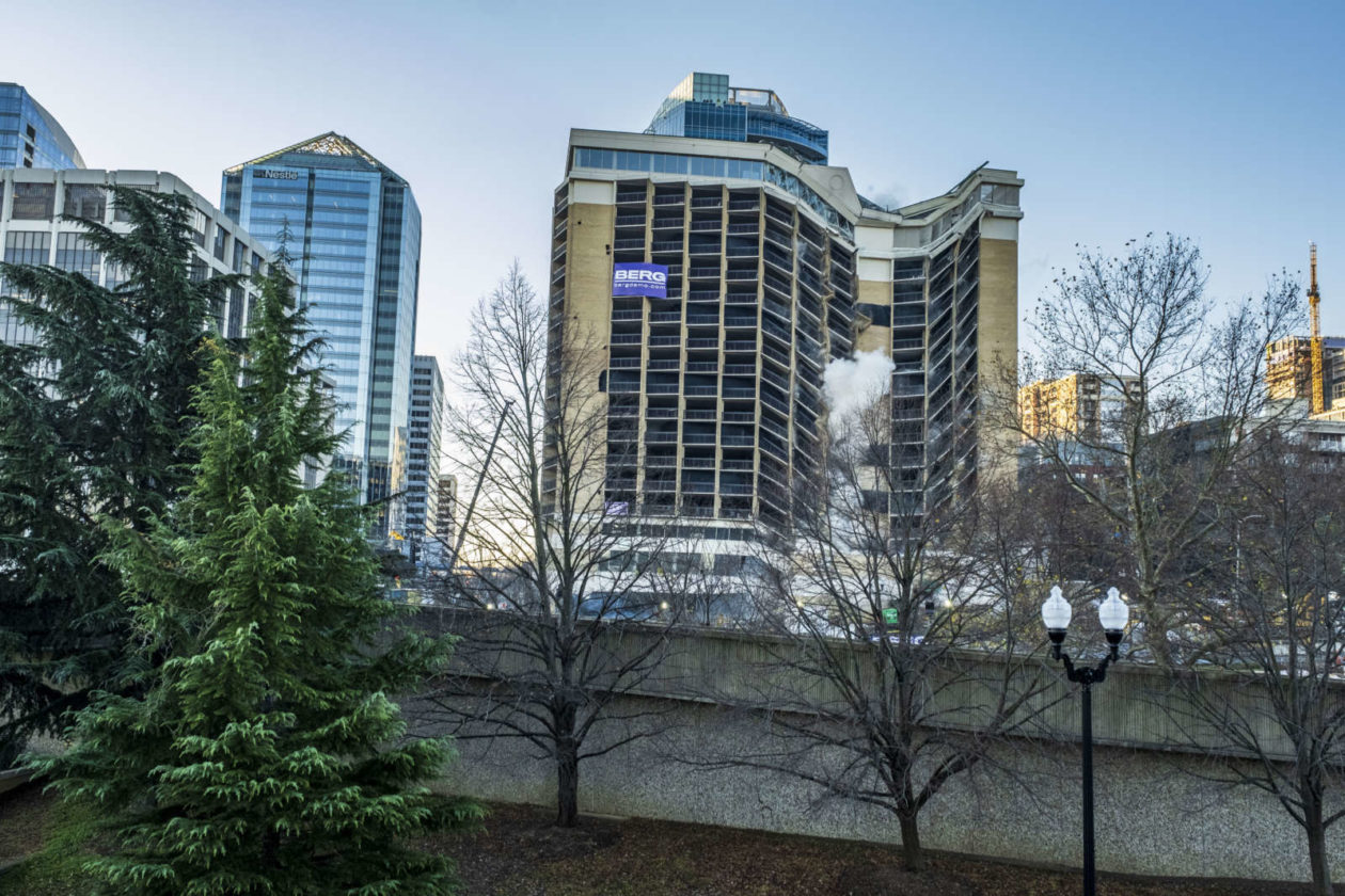 Rosslyn’s newest residential tower nears completion while adjacent ...