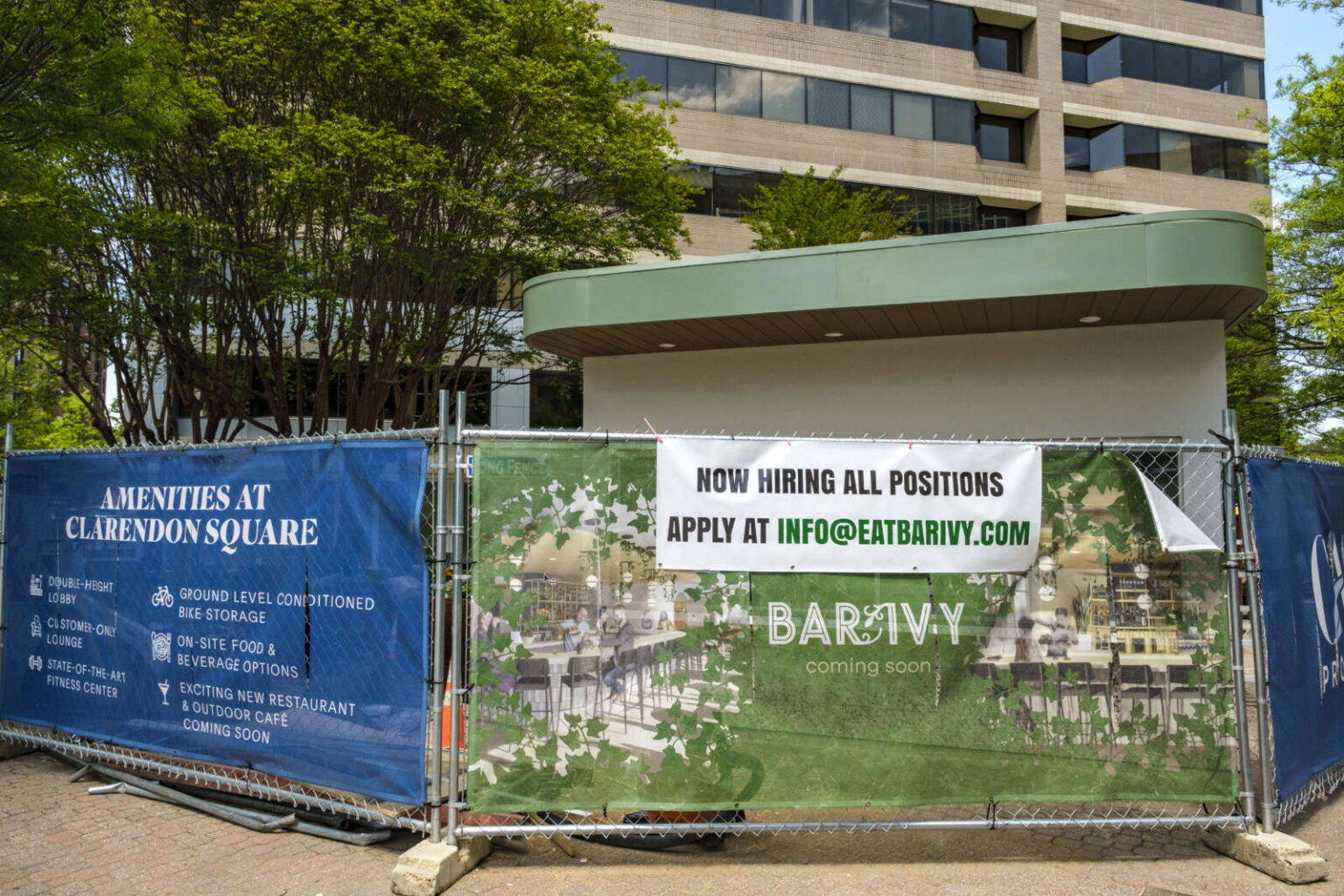 Expansive outdoor cafe and bar in Clarendon is looking to open this ...