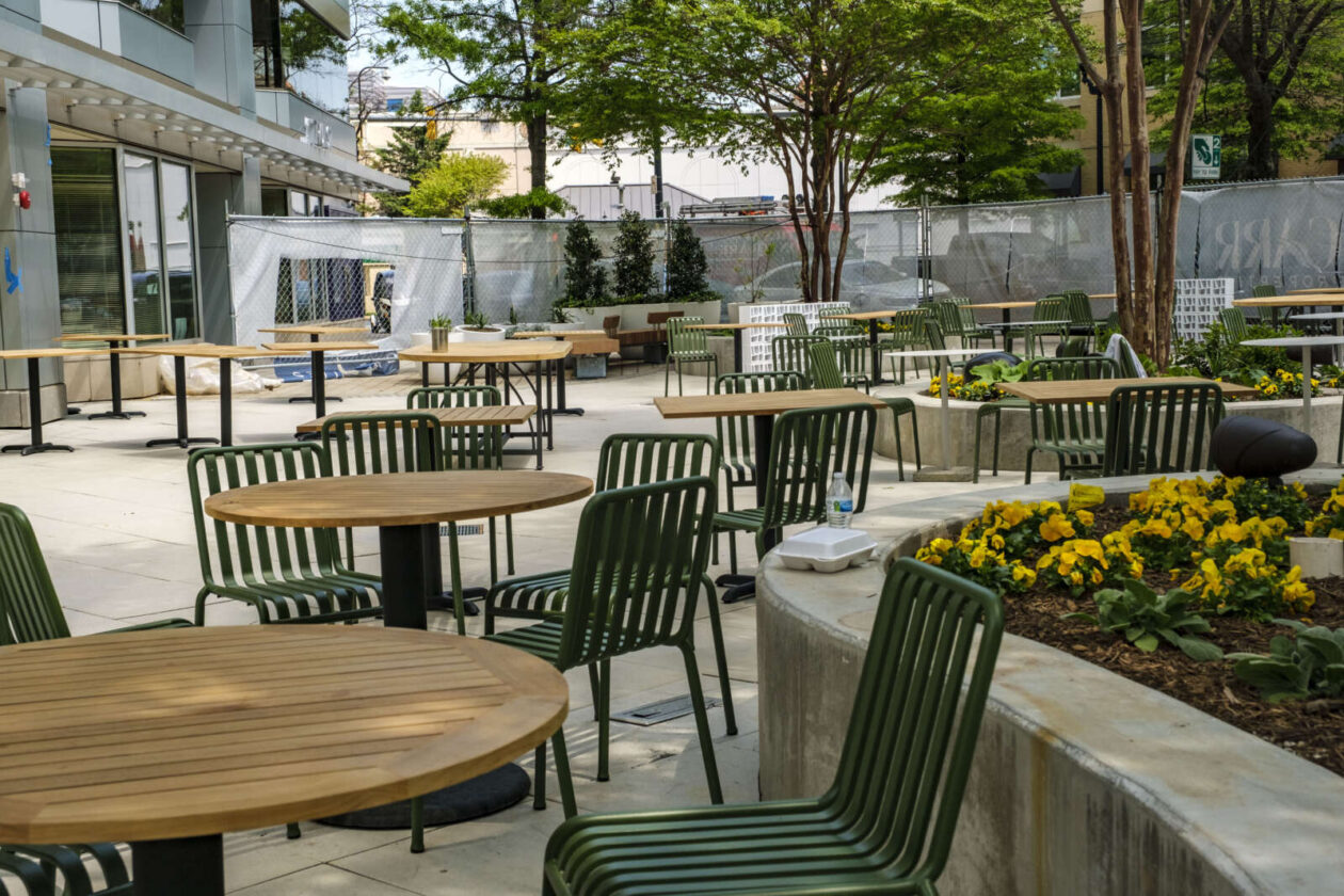 Expansive outdoor cafe and bar in Clarendon is looking to open this ...