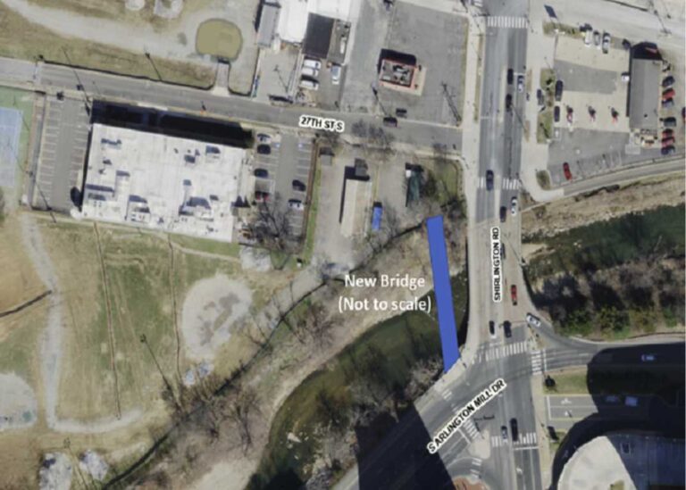 Construction on new $1.6 million pedestrian bridge in Shirlington area ...