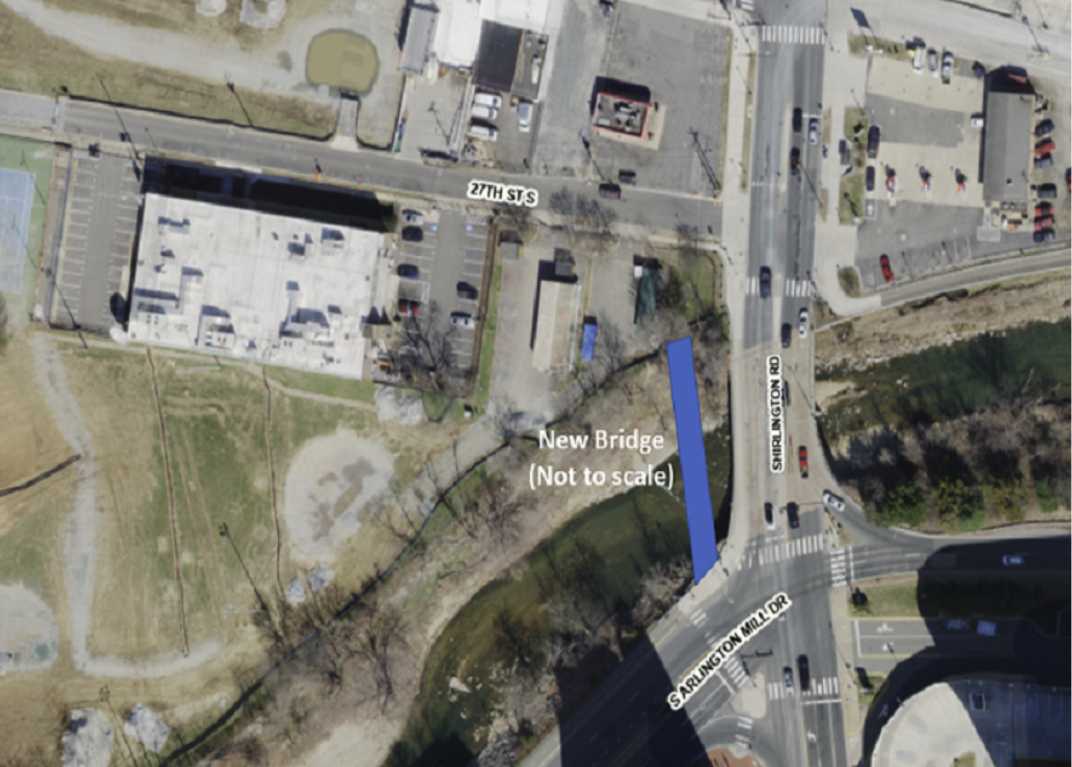 Construction on new $1.6 million pedestrian bridge in Shirlington area ...