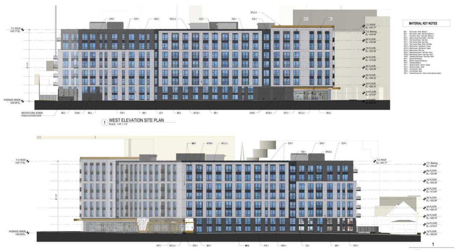 New renderings show apartment building proposed to replace Clarendon ...