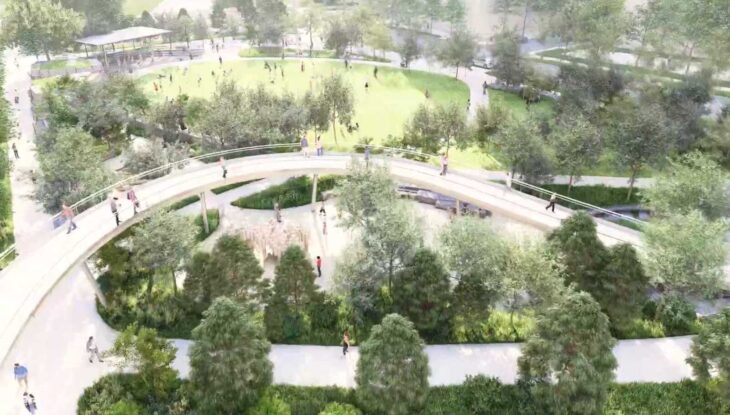 New Gateway Park design released, with bigger dog parks and more trees ...