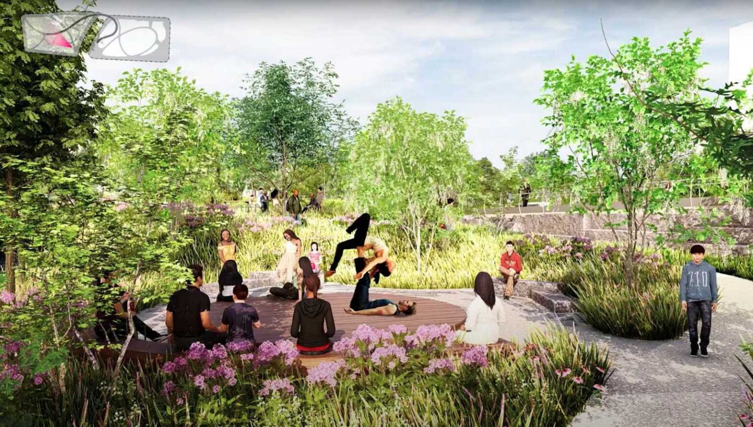 New Gateway Park design released, with bigger dog parks and more trees ...