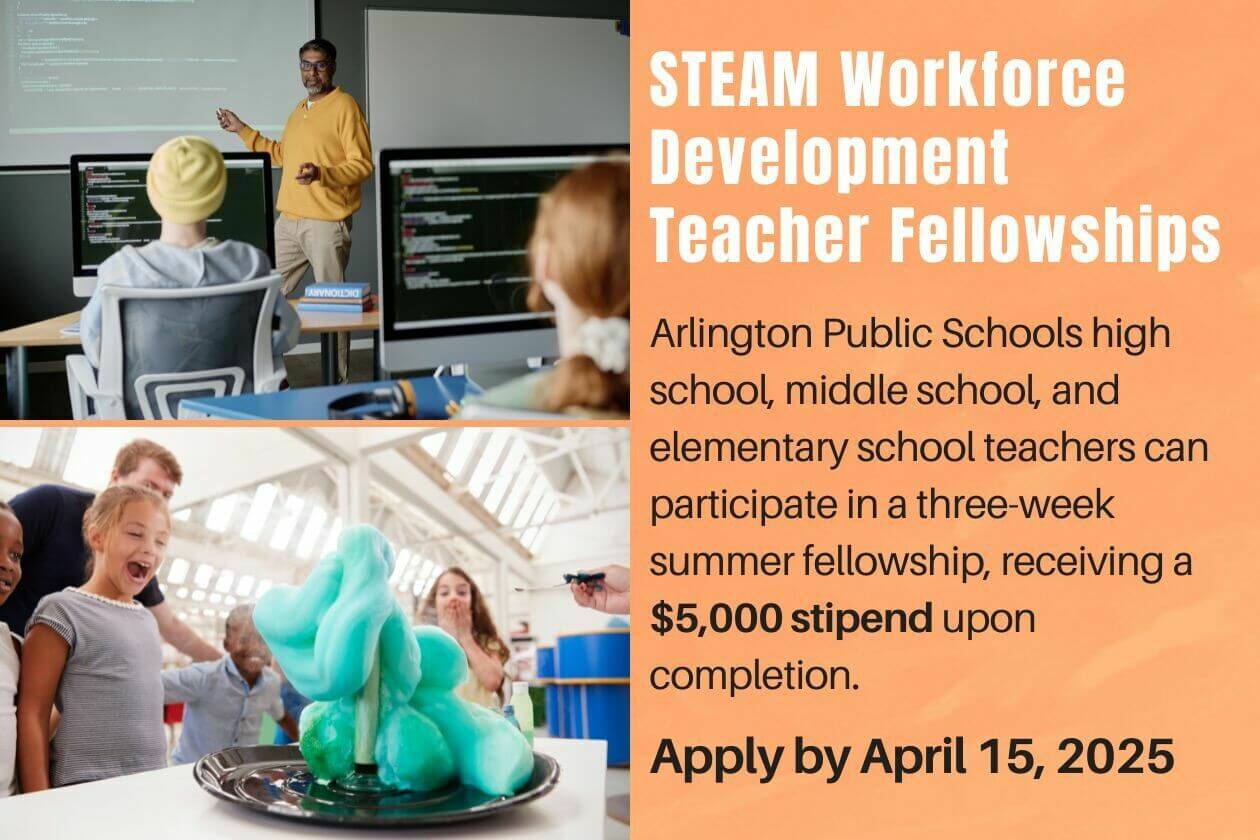 $5K Summer STEAM Fellowship Application Now Open for APS Teachers ...