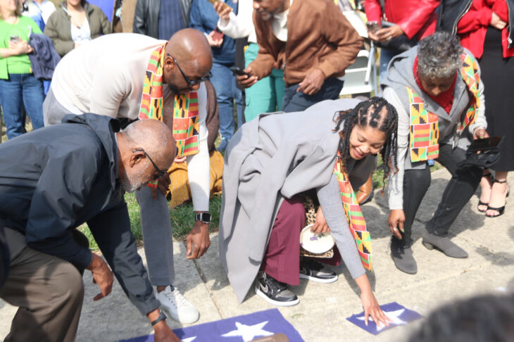 ‘Stumbling stones’ honor the stories of people once enslaved in ...