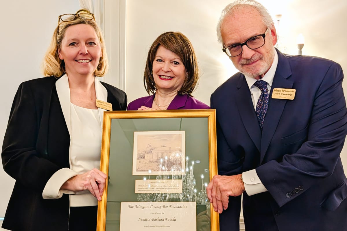Sen. Favola receives top honor from Arlington Bar Foundation | ARLnow.com