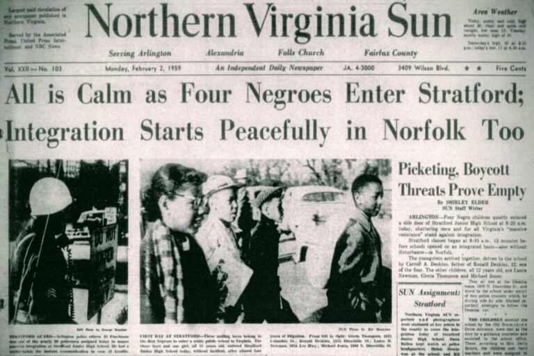How four Arlington seventh graders helped end segregation in Virginia ...