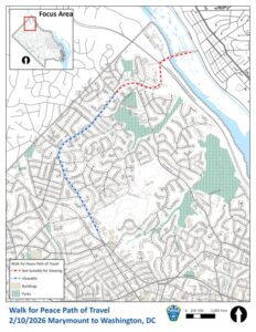 Walk for Peace brings rolling road closures to Arlington on Monday and ...