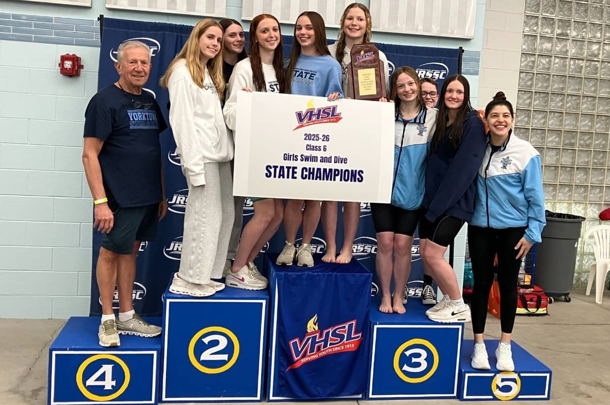 Yorktown swim and dive team wins state championship for fourth year ...