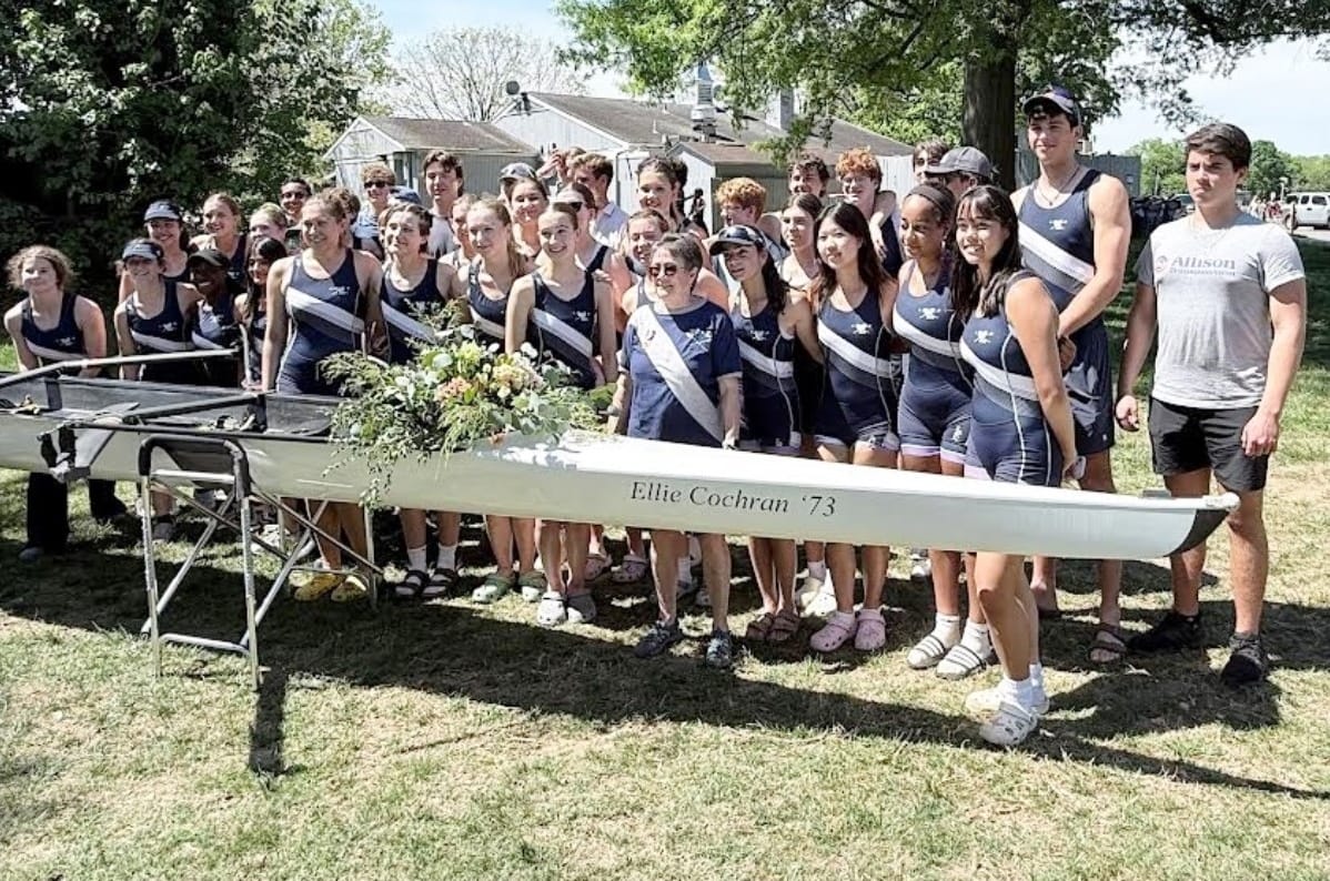 W-L crew christens new racing shell honoring trailblazing alumna ...
